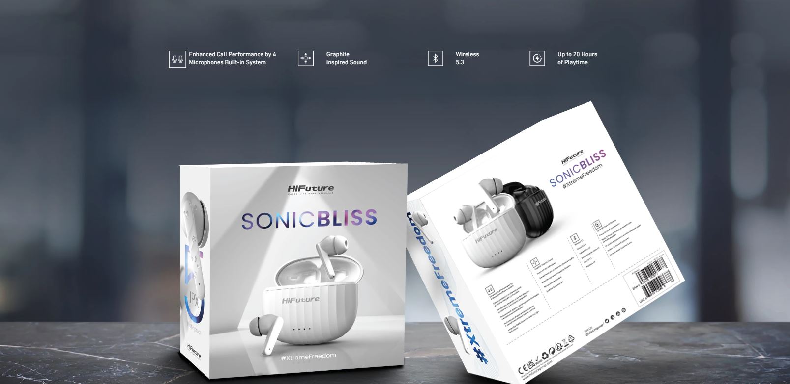 HiFuture Sonic Bliss TWS Earbuds - Immersive Sound – Futurestore.pk